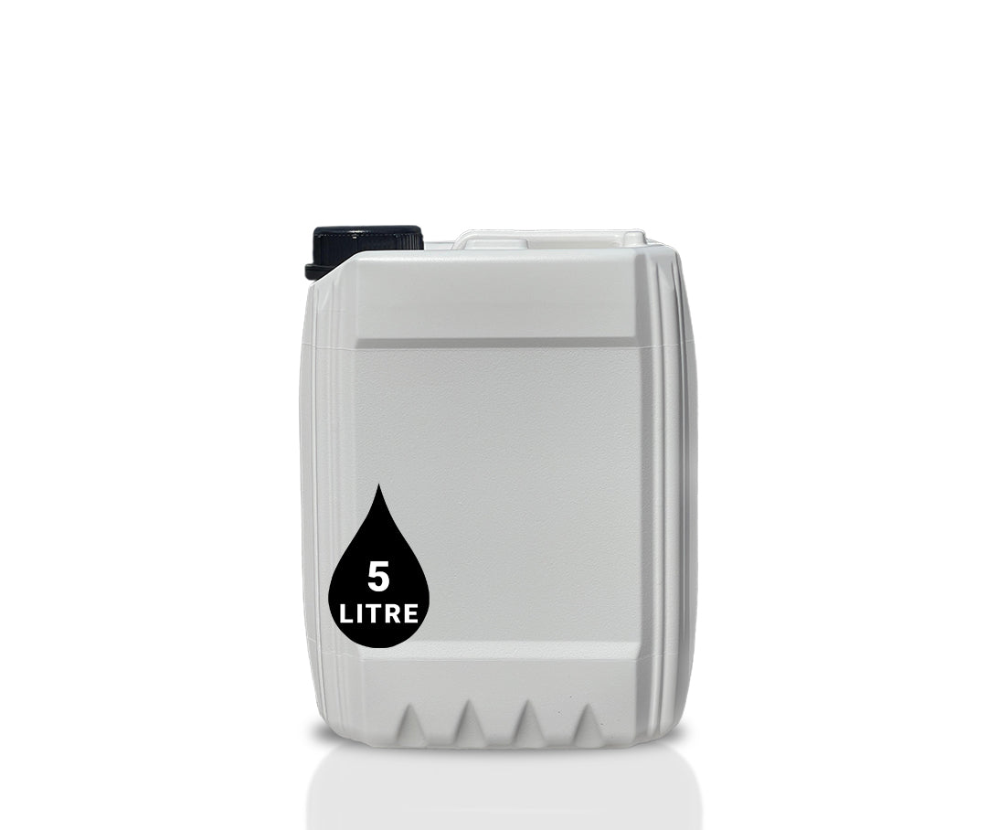 5L Jerrycan Stackable Container + Lid - UN Approved - Food Grade - WHI